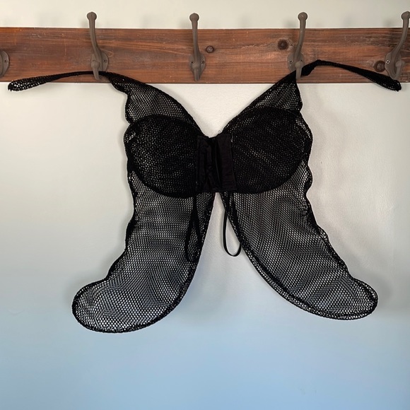 Other | Halloween Fishnet Butterfly Wings Wings For Any Costume | Poshmark